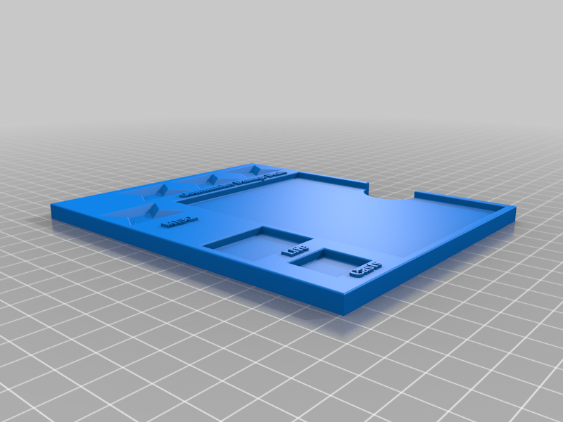 Free STL file EDH Commander Command Zone tray 👽・3D printing design to ...