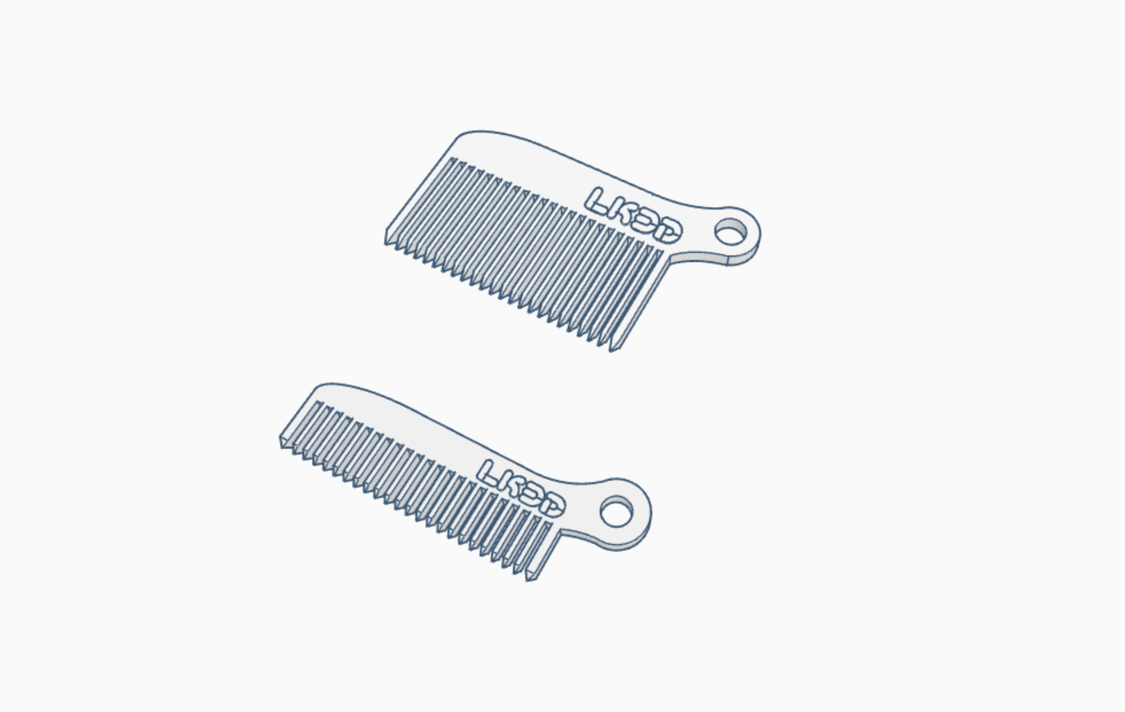 STL file Mini beard combs, mini pente de barba Micro 🏠・3D print object ...