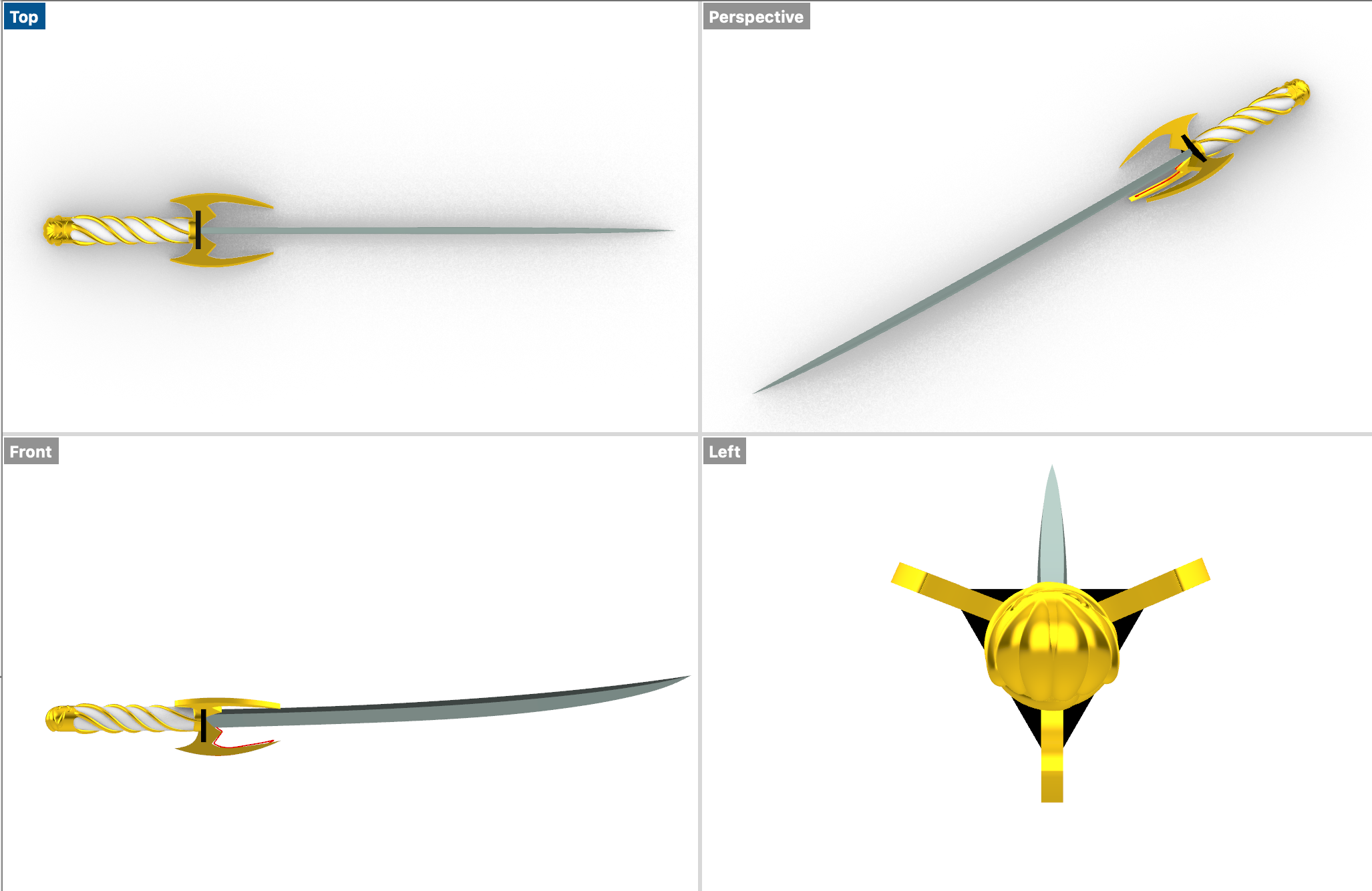 Archivo STL Teenage Mutant Ninja Turtles (2003) TMNT Sword of Tengu ...