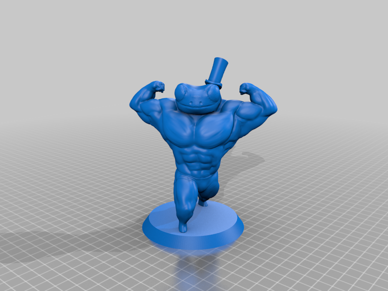 Free 3D file Buff Fred the frog・3D printable design to download・Cults