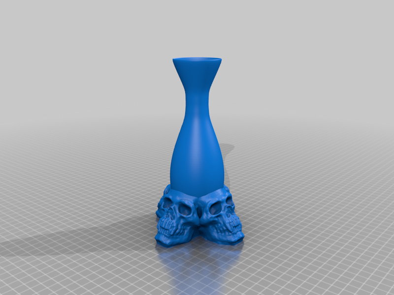 Fichier 3D gratuit Vase crâne de vampire・Modèle imprimable en 3D à ...