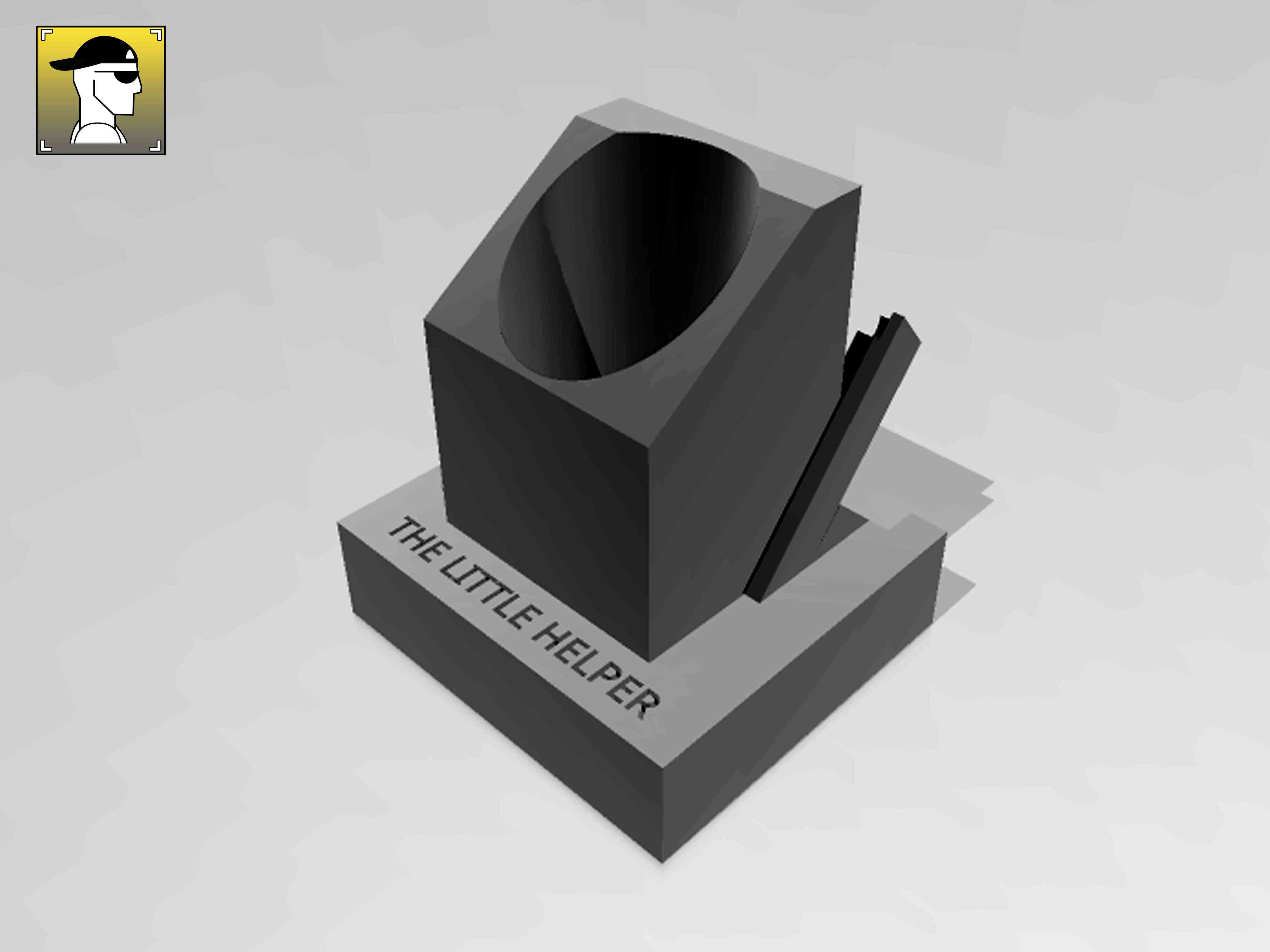 Free STL file The little helper・3D print object to download・Cults