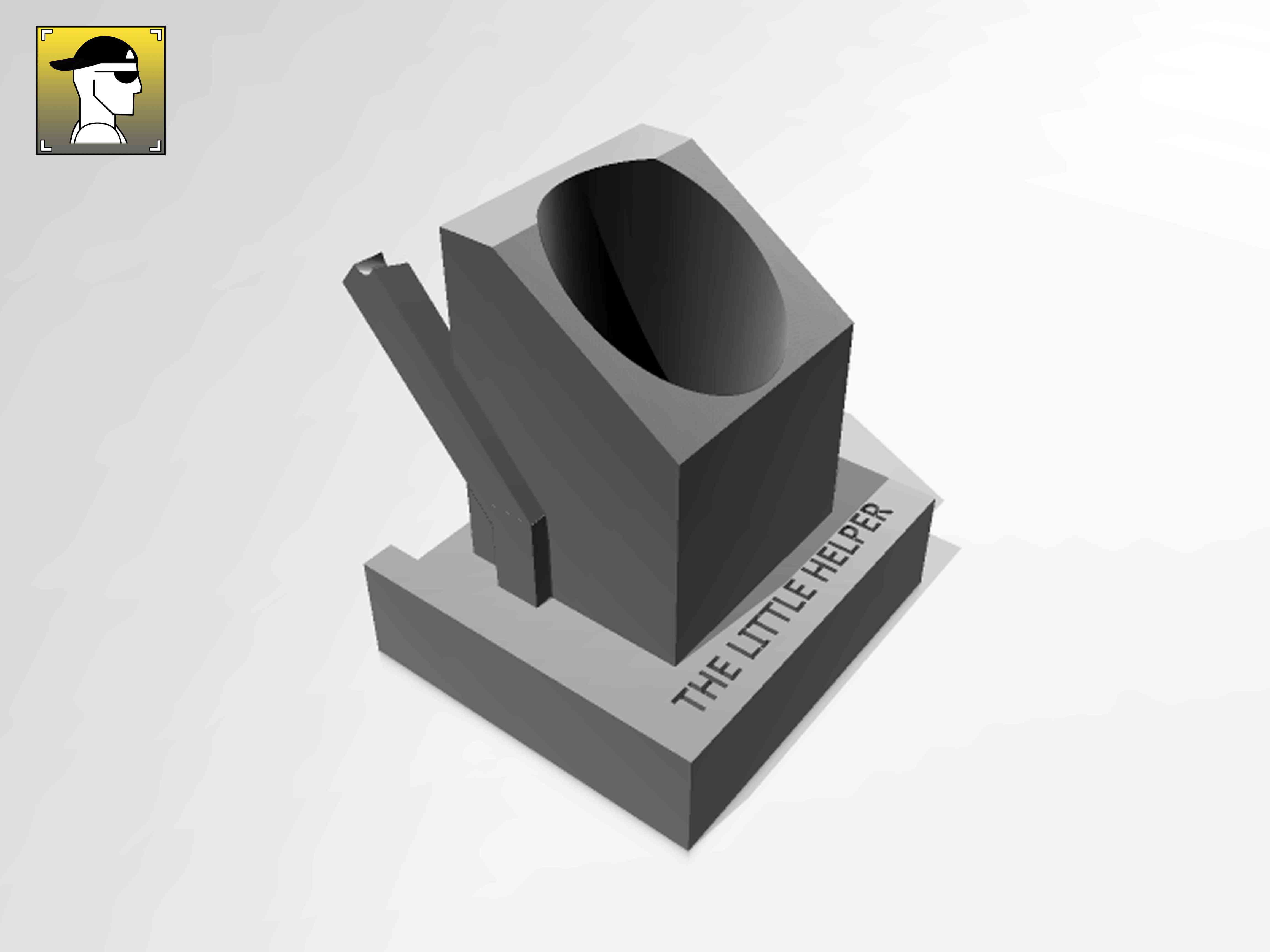 Free STL file The little helper・3D print object to download・Cults