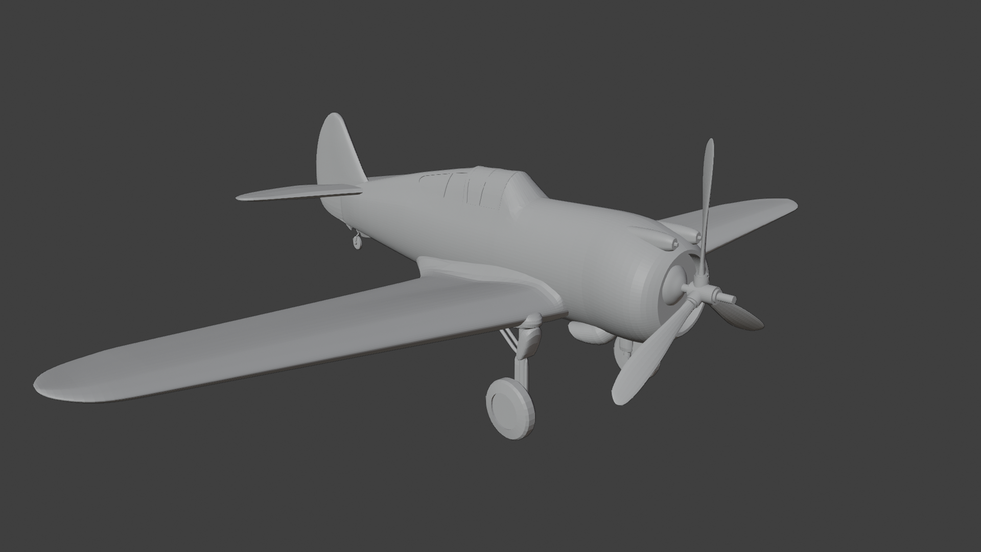 STL file P 36 Hawk WW2 plane・3D print model to download・Cults