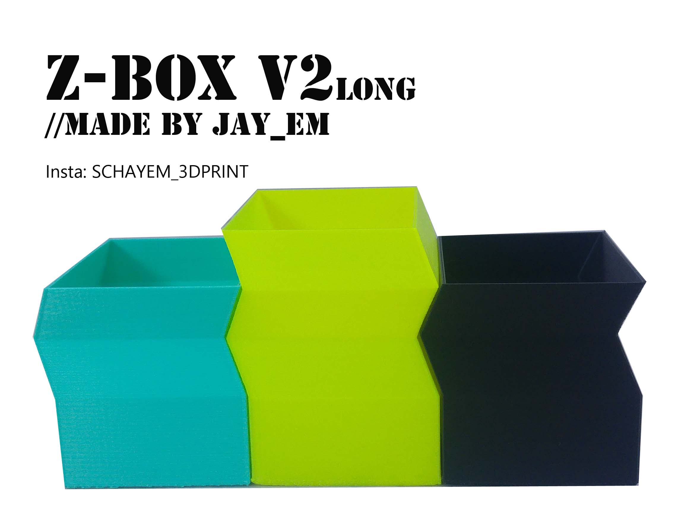 Free STL file zBox V2 | Storagebox・3D printing idea to download・Cults