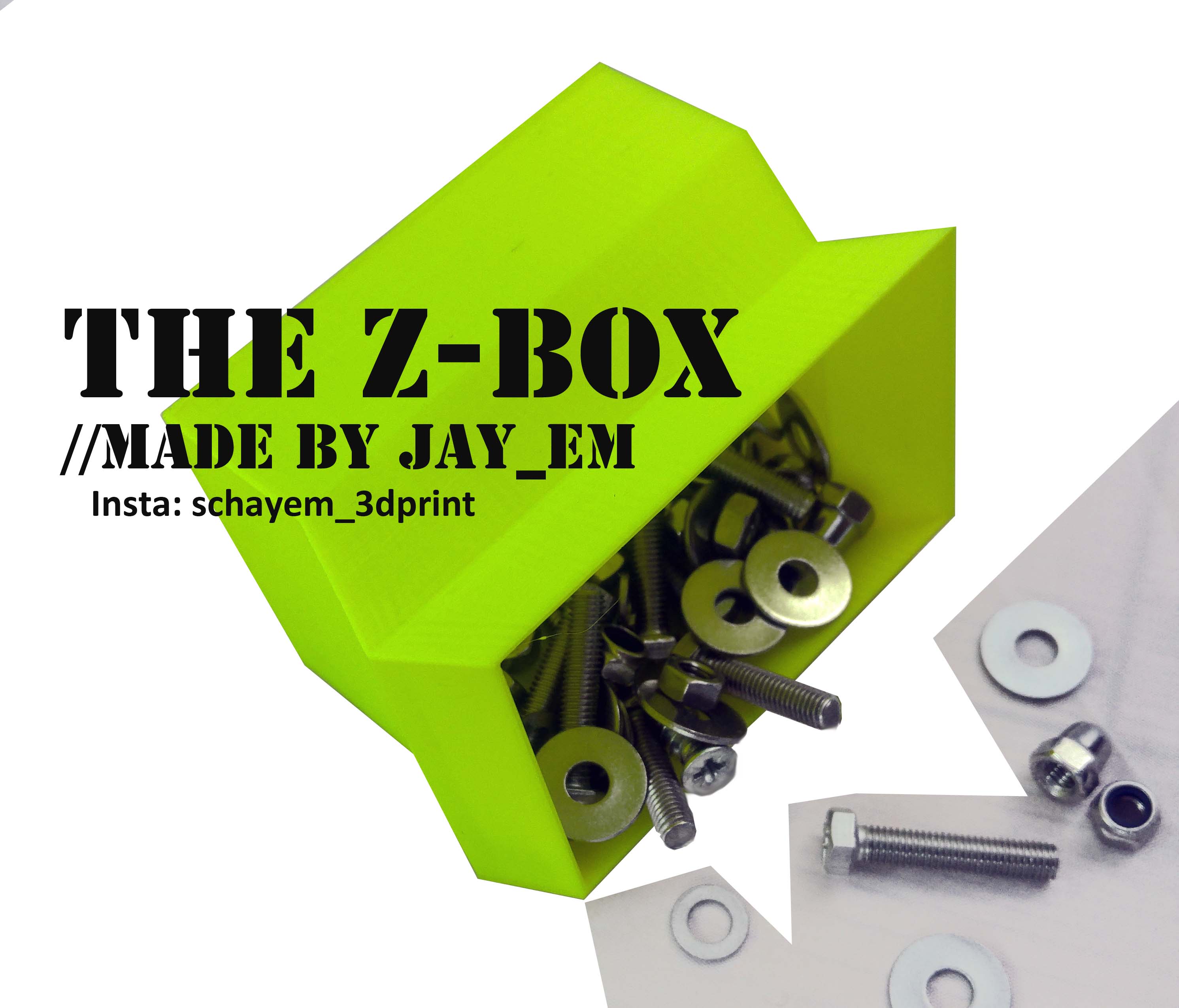 Archivo STL gratuito zBox V1 | Storagebox 🏠・Design para impresora 3D ...