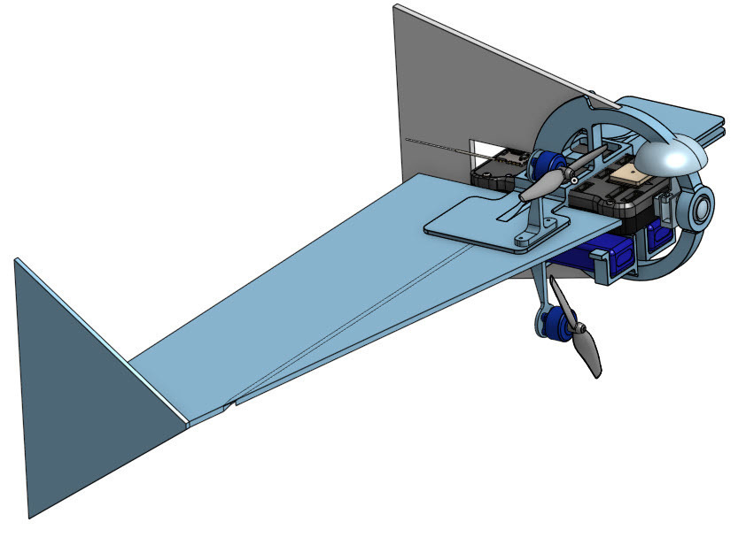 Free 3D file Microhawk VTOL 🚁・3D printable object to download・Cults