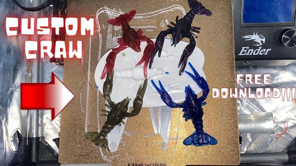 Free STL file Crawdad Bait・3D printable object to download・Cults