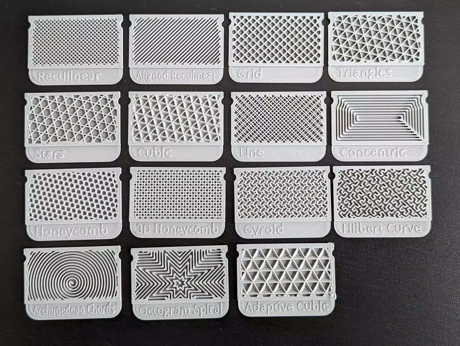 Free 3D file PrusaSlicer Infill Sample Swatches 🧞‍♂️・3D printable ...