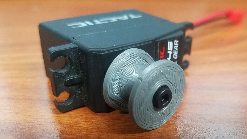 Free 3D file Servo Winch Spool / Drum・3D print model to download・Cults