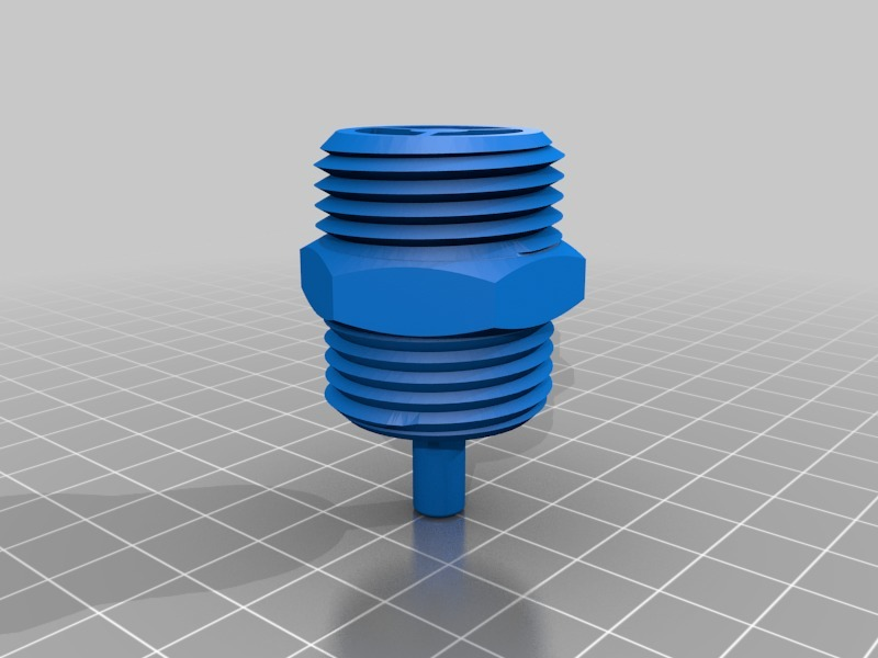 Free 3D file RV / Camper - City Water Inlet Flush Adapter・3D print ...