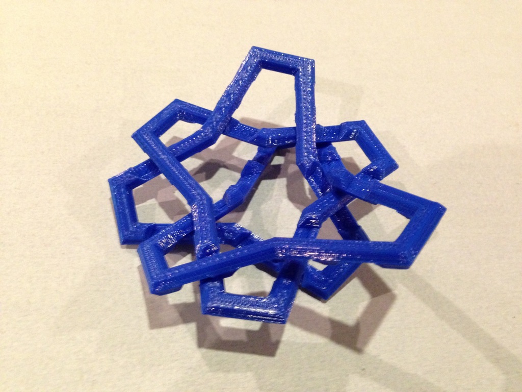 Free 3D file Interlocking Rings Puzzle・Template to download and 3D ...