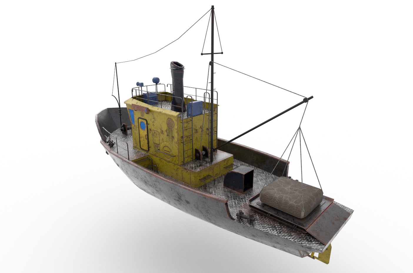 STL file Fishing boat・Template to download and 3D print・Cults