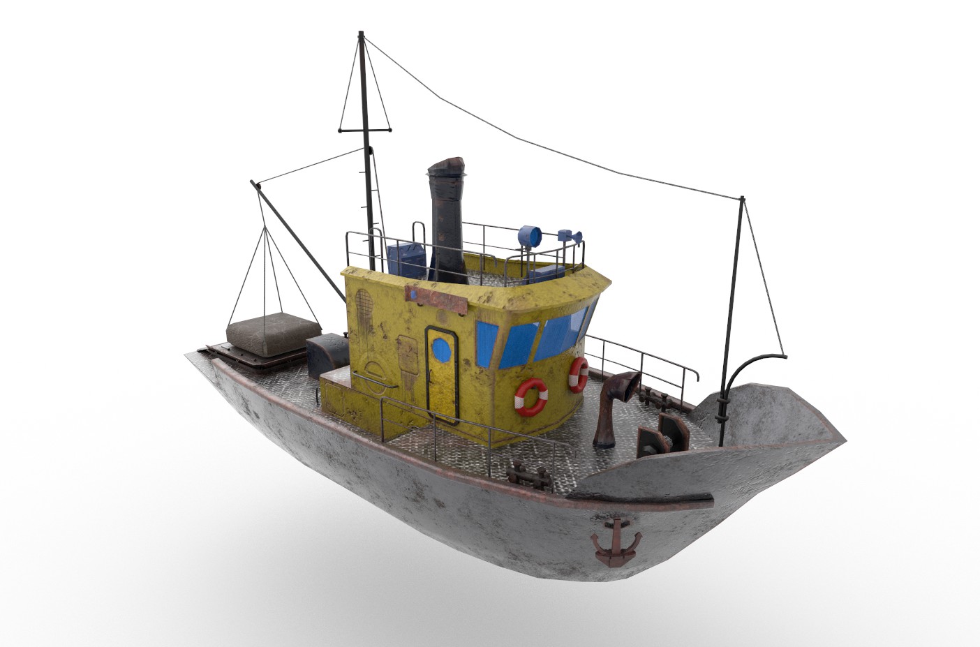 STL file Fishing boat・Template to download and 3D print・Cults