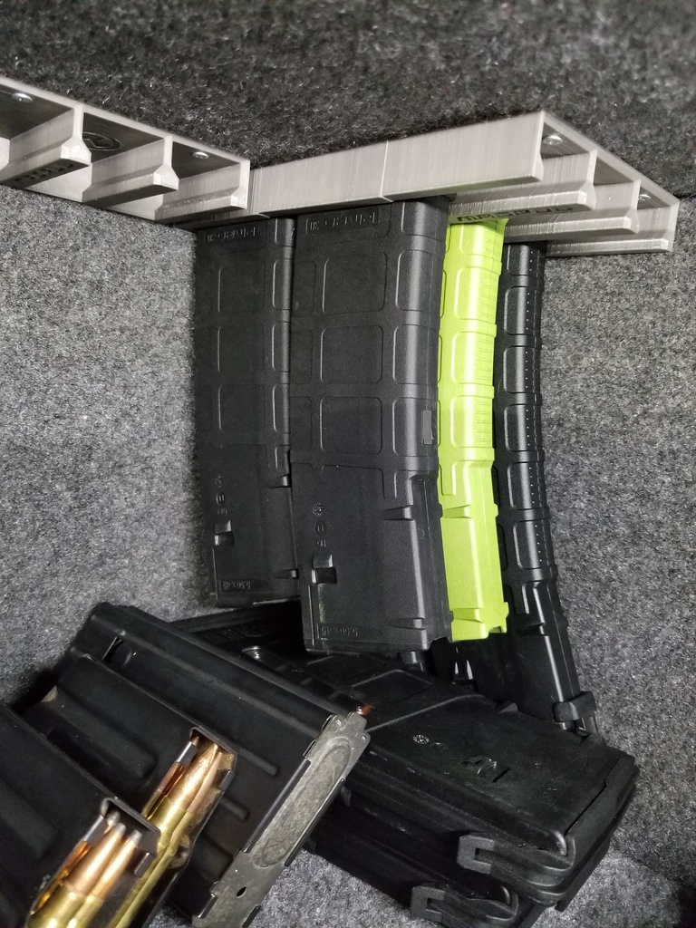Free 3D file magpul magazine rack extendable・Model to download and 3D ...