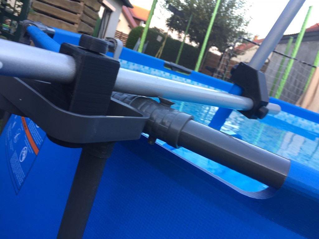 Free 3D file Bestway Pool skimmer on cup-holder・3D printable model to ...