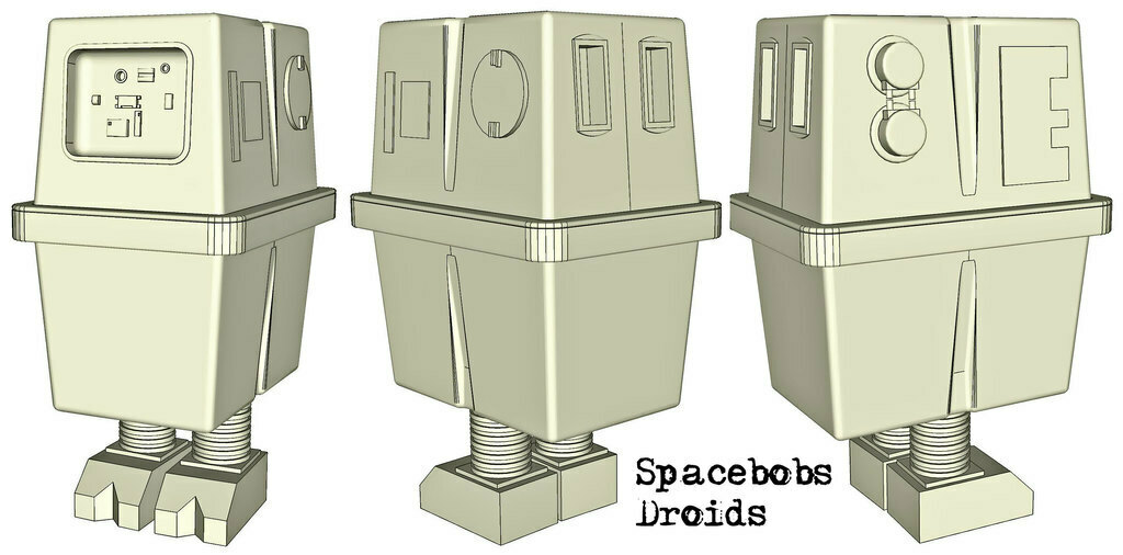 Free 3D file DroidDivision Gonk Droid 🤖・3D print design to download・Cults