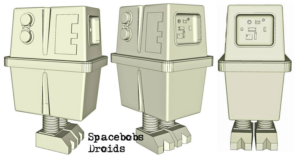 Free 3D file DroidDivision Gonk Droid 🤖・3D print design to download・Cults