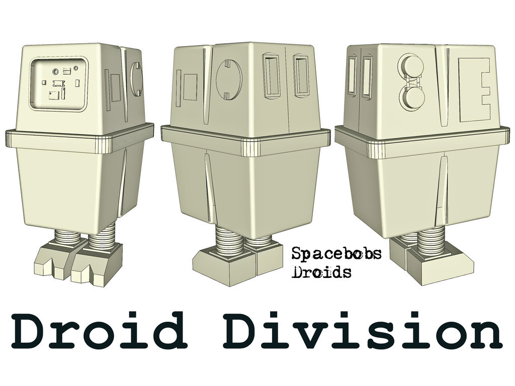 Free 3D file DroidDivision Gonk Droid 🤖・3D print design to download・Cults
