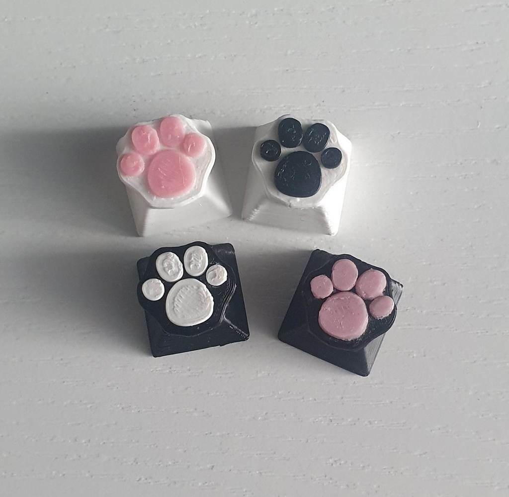Free 3D file keycap cat paw・Design to download and 3D print・Cults