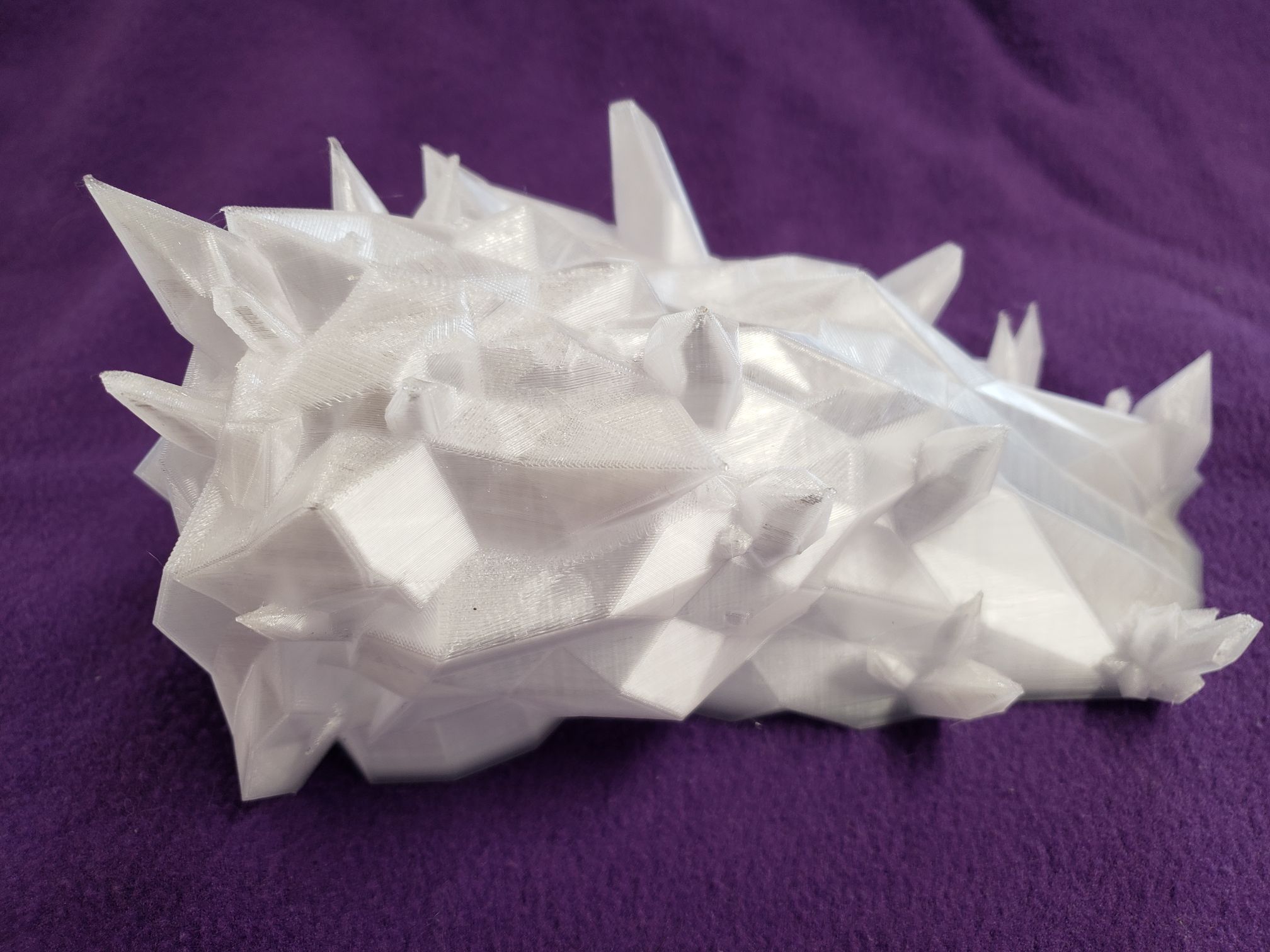 3D printing Articulated Dragon Display Stand - Crystal Design • made ...