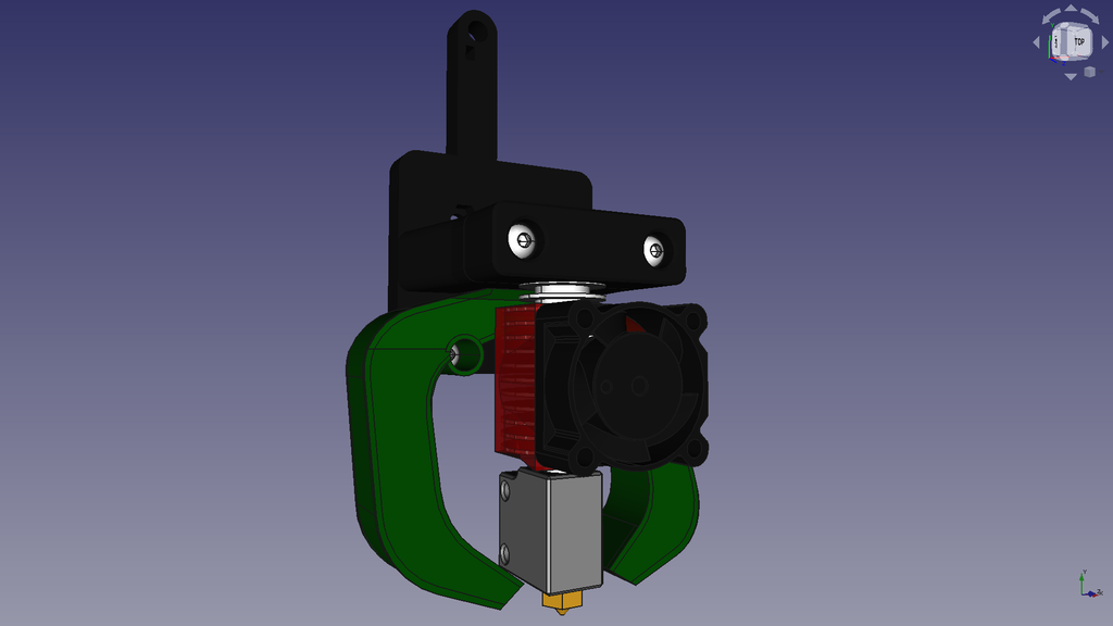 Free 3D file Hypercube E3D Volcano fan duct・3D printable model to ...