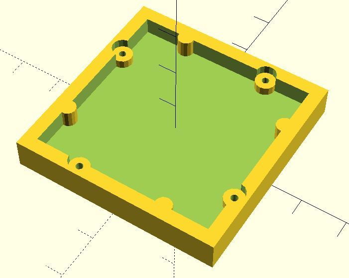 Free 3D file Grove 40x40 holder, tray, mount (OpenSCAD)・3D printing ...