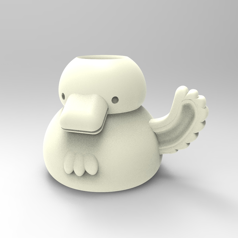 STL file duck container 🦆・3D printing design to download・Cults