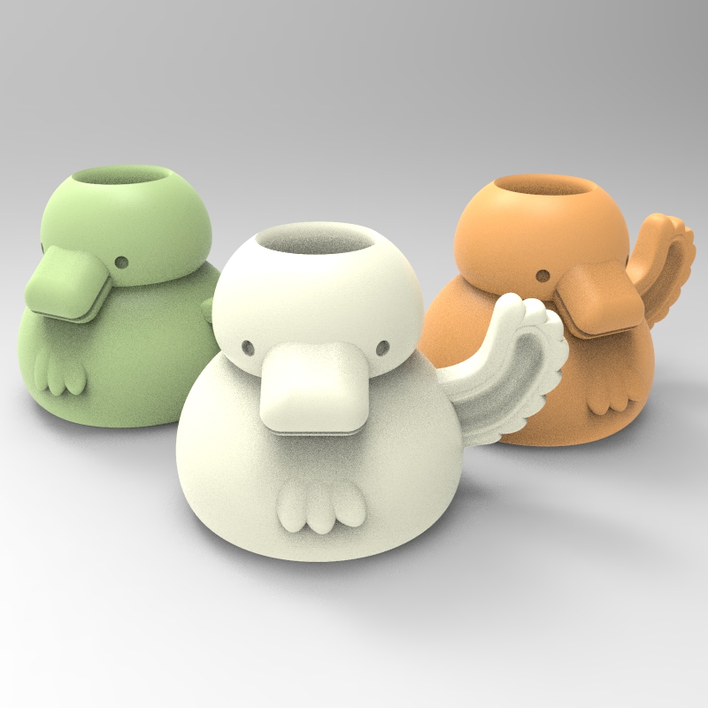 STL file duck container 🦆・3D printing design to download・Cults