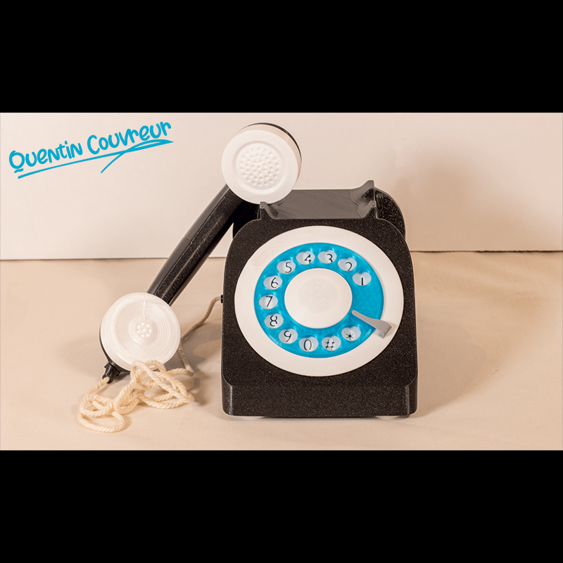 STL file Retro rotary phone 📞・3D printable design to download・Cults