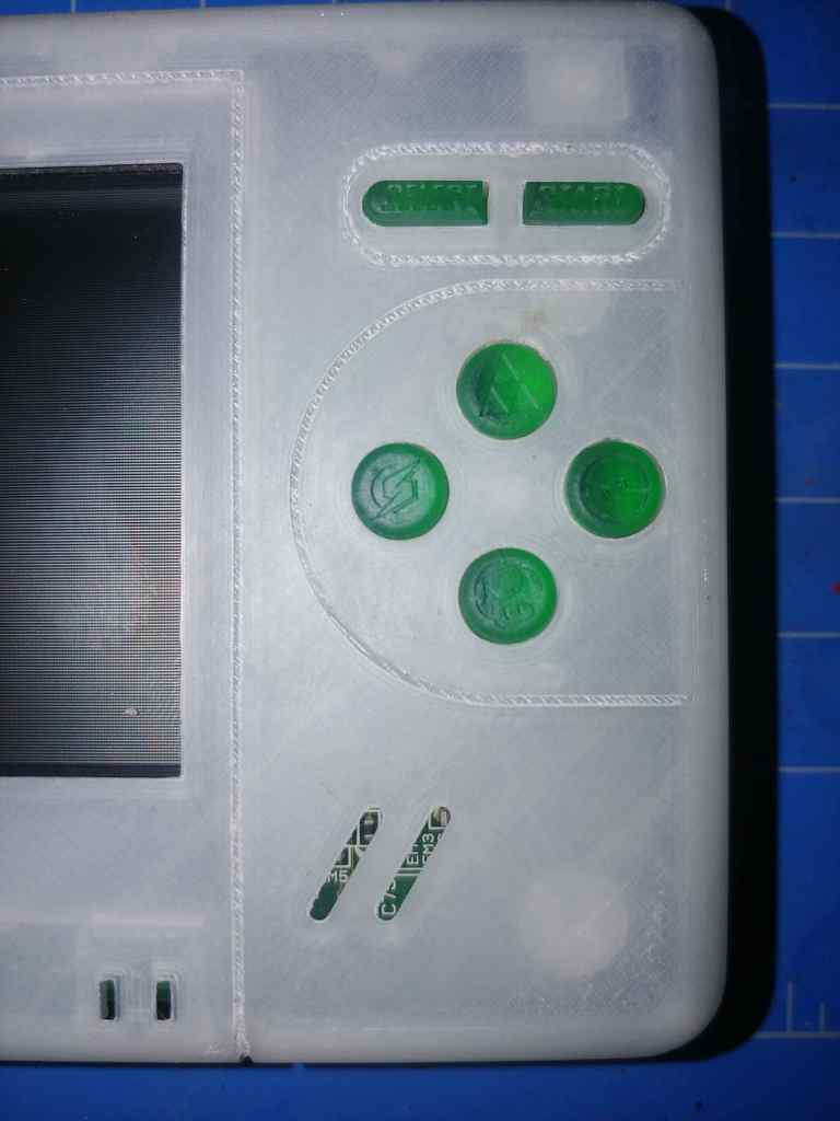 Free 3D file Gameboy Macro XL Flat 4 Button Face Plate・3D print design ...