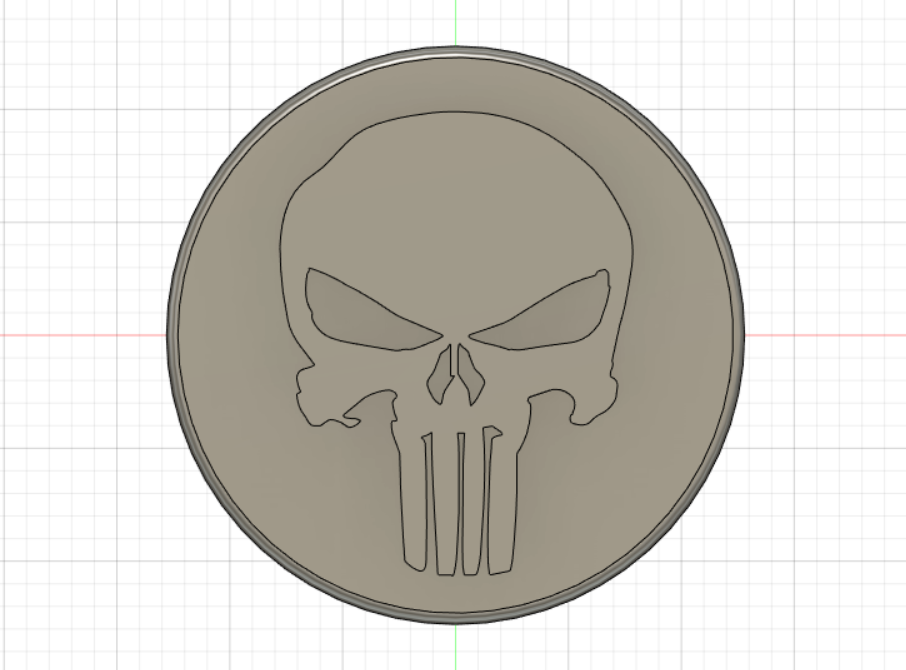 Free STL file Punisher piece・3D print design to download・Cults