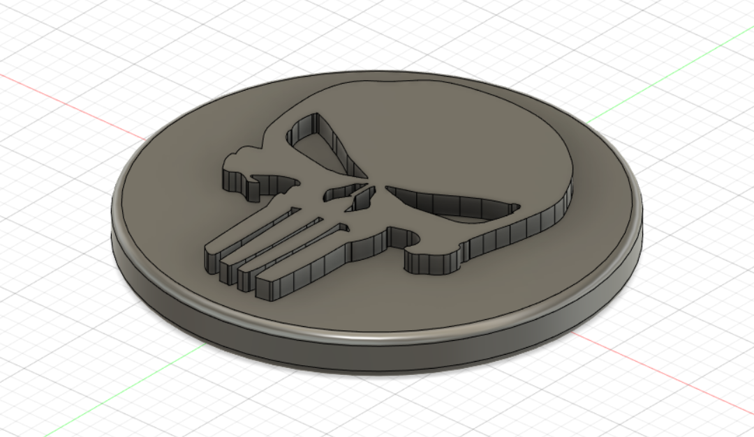 Free STL file Punisher piece・3D print design to download・Cults