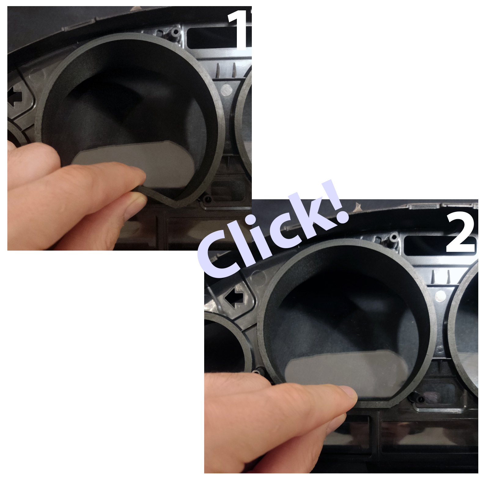 STL file BMW E46 Cluster Tunnel Frames・3D print object to download・Cults