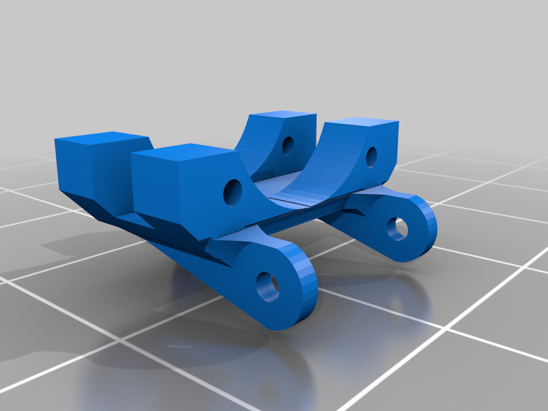 Free 3D file Axial SCX24 Emax Servo Front & Rear ADJ 4 Link Mounts High Roll Center・3D printer ...