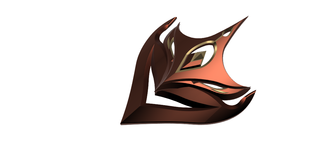 3D file CHILDE Harbinger Mask STL FILES [Genshin Impact]・3D print ...