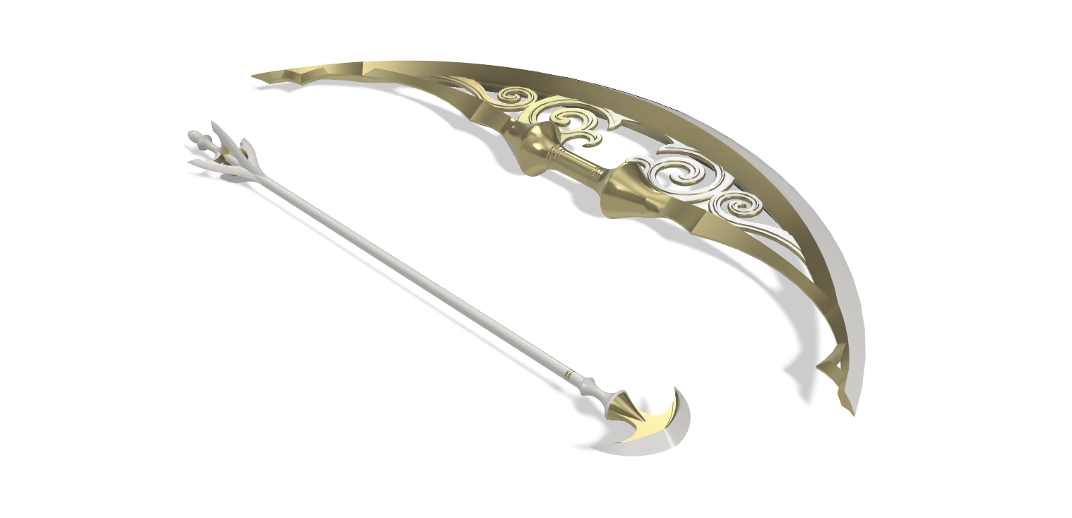 3D file LINK Bow of Light STL FILES [Legend of Zelda: Breath of the ...