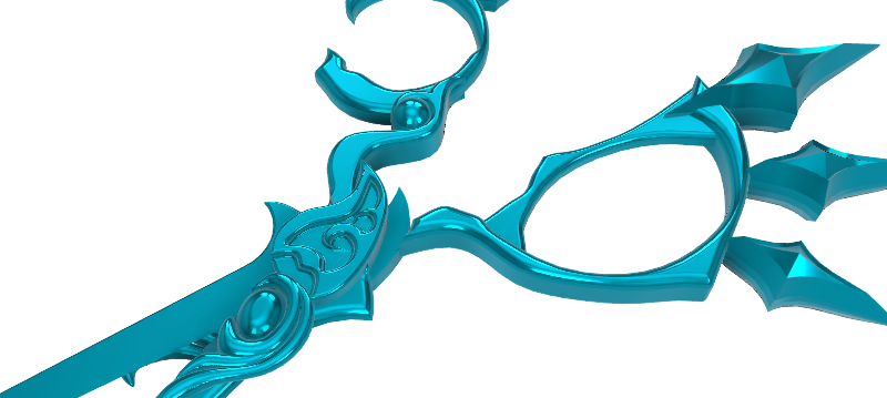 3D file GWEN Hallowed Mist Scissors & Needles STL FILES [League of ...