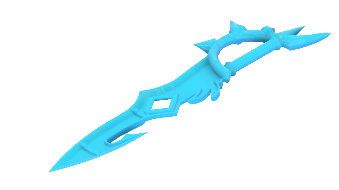 3D file CHILDE Hydro Blades STL FILES [Genshin Impact] 🎮・3D print ...