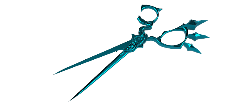 Archivo 3D GWEN Hallowed Mist Scissors & Needles STL FILES [League of ...