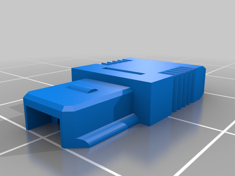 Free 3D file Toslink Plug to replace cutoff ones (2-Piece, glue ...