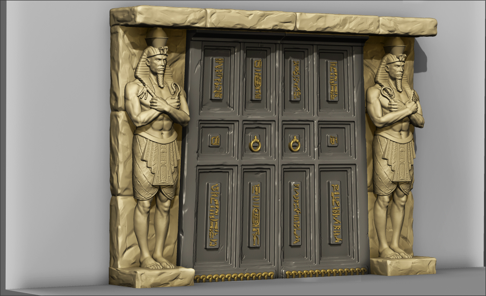 3D file Ancient Tomb of the Pharaoh・3D printer design to download・Cults