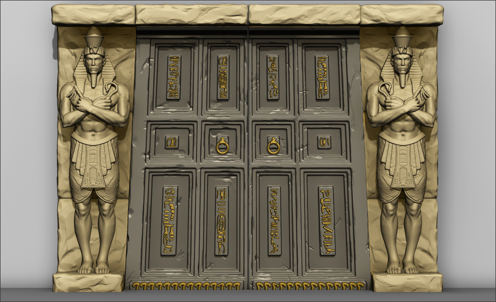 3D file Ancient Tomb of the Pharaoh・3D printer design to download・Cults