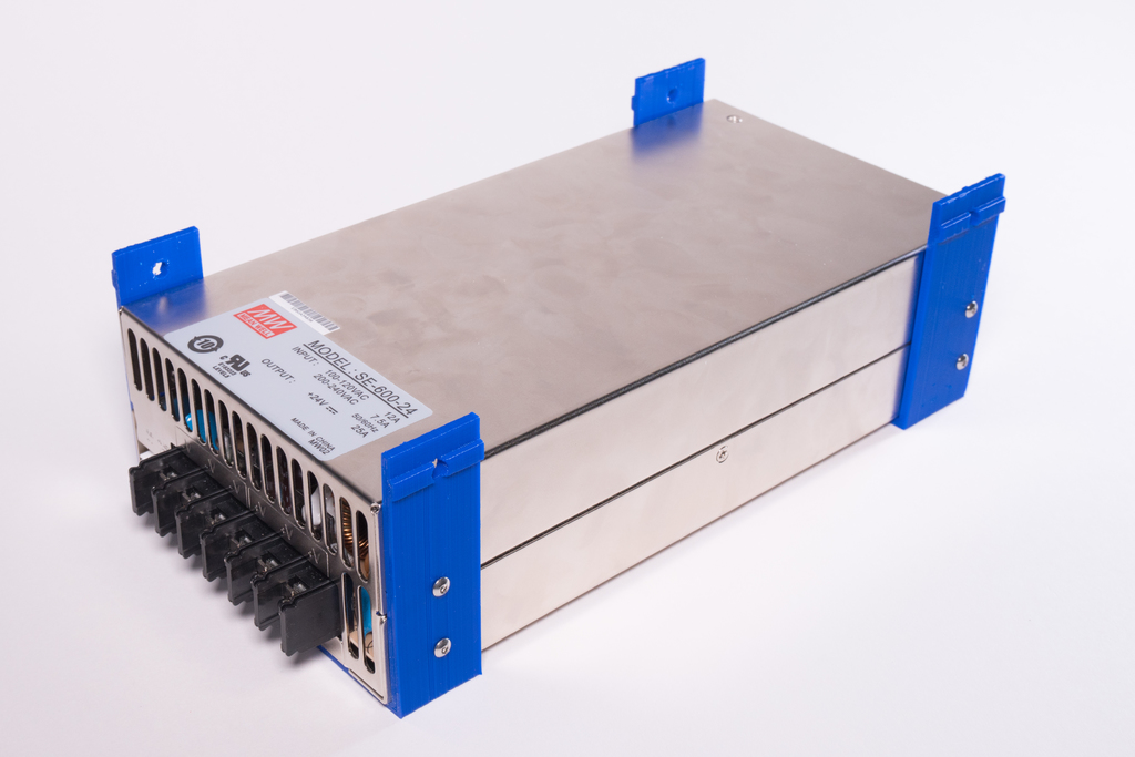 3D file Mean Well PSU Mount for 2020 Aluminum Extrusion・Model to ...