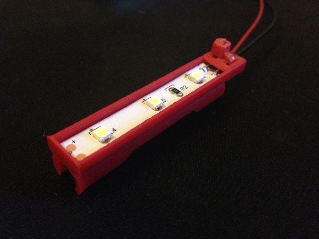 Free 3D file LED Strip Mount for 8mm Threaded Rod・Design to download ...