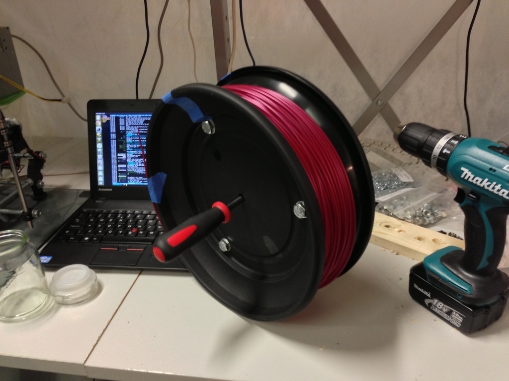 Free 3D file Spool for coiled filament that can mount on a rod・3D ...