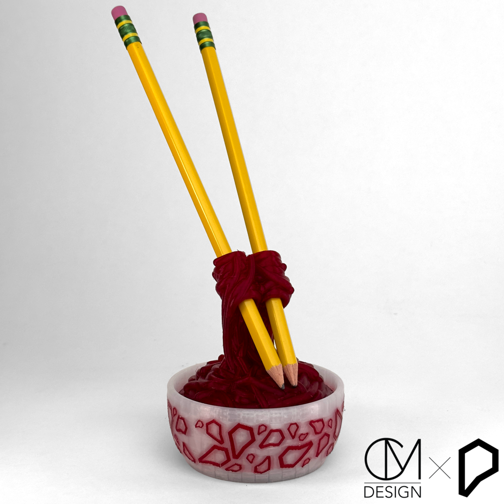 Free STL file Small Pasta Bowl Container - holds pencils or decorative ...