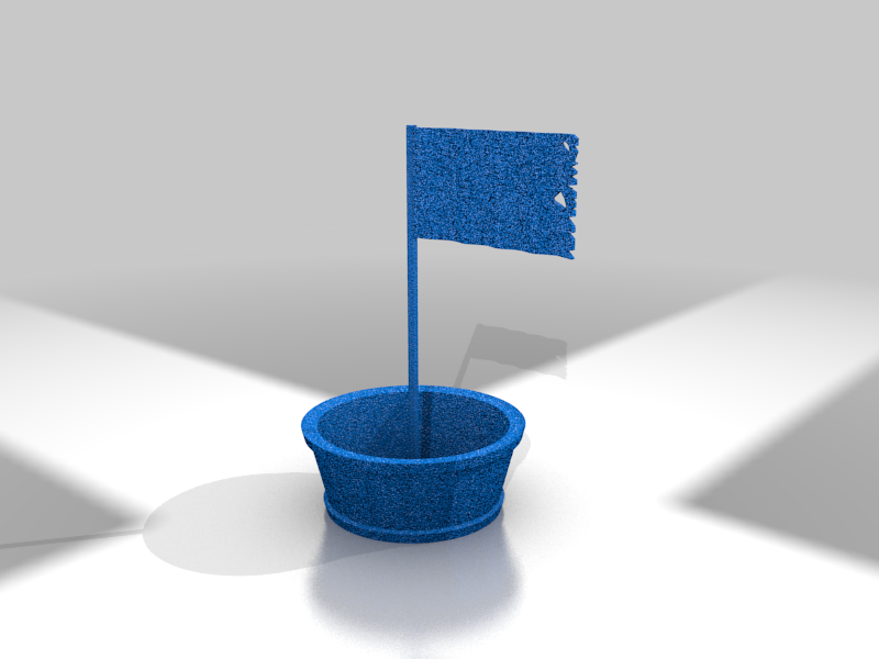 Free 3D file Crow's nest with flag 🪺・3D printer design to download・Cults