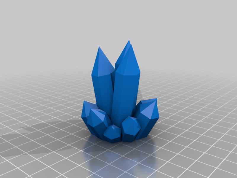 Free 3D file Crystal Cluster 🔮・3D printer design to download・Cults