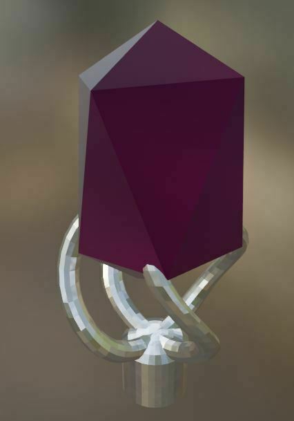 Free 3D file Staff topper Crystal 🔮・3D printer design to download・Cults